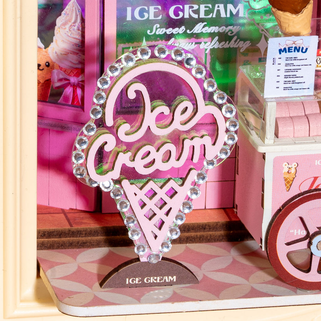 Robotime Sweet Scoopery Ice Cream | IJssalon diorama | Robotime België