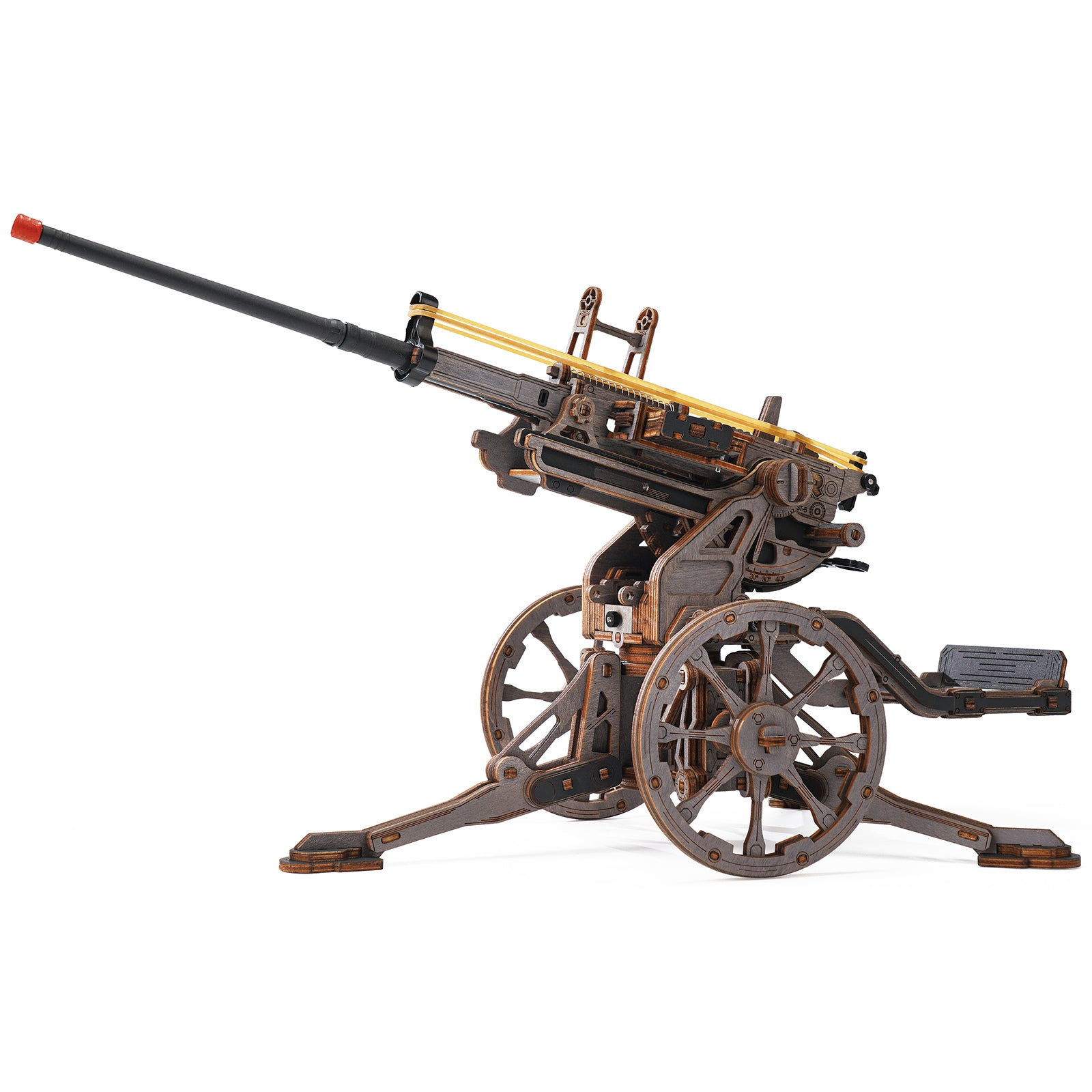 Robotime Anti-aircraft Gun | Modelbouwpakket wapen | Robotime België