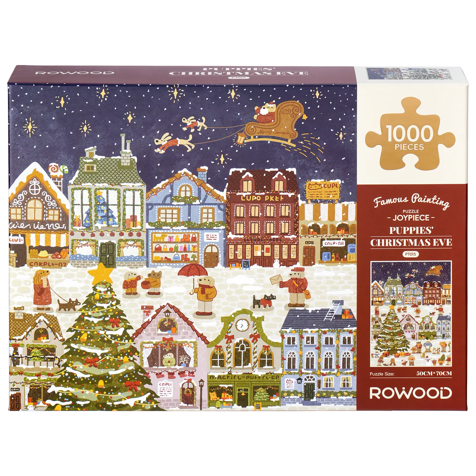 Robotime Puppies' Christmas Eve | Kerstmis puzzel | Robotime België