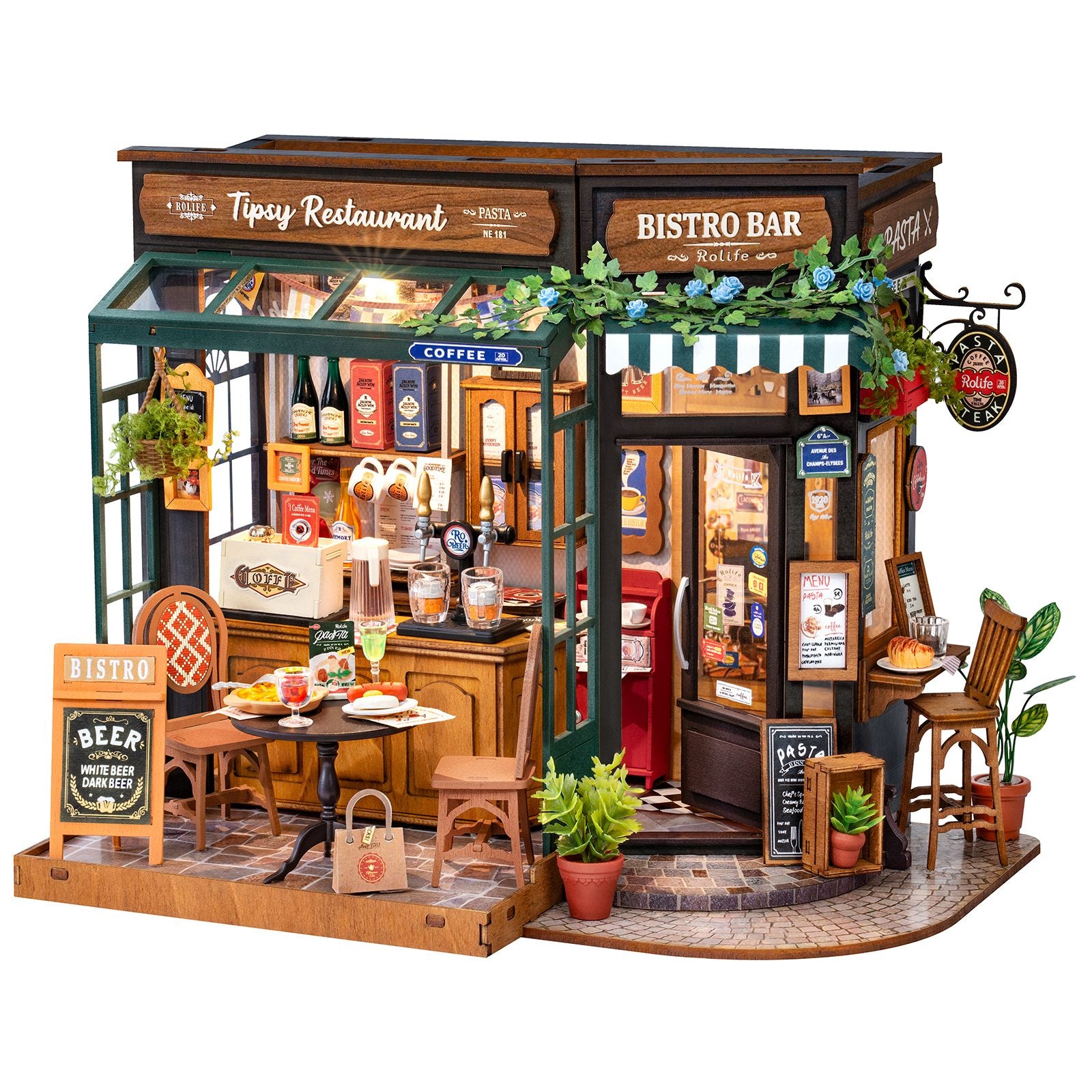 Rolife restaurants & cafés van Robotime | Robotime België