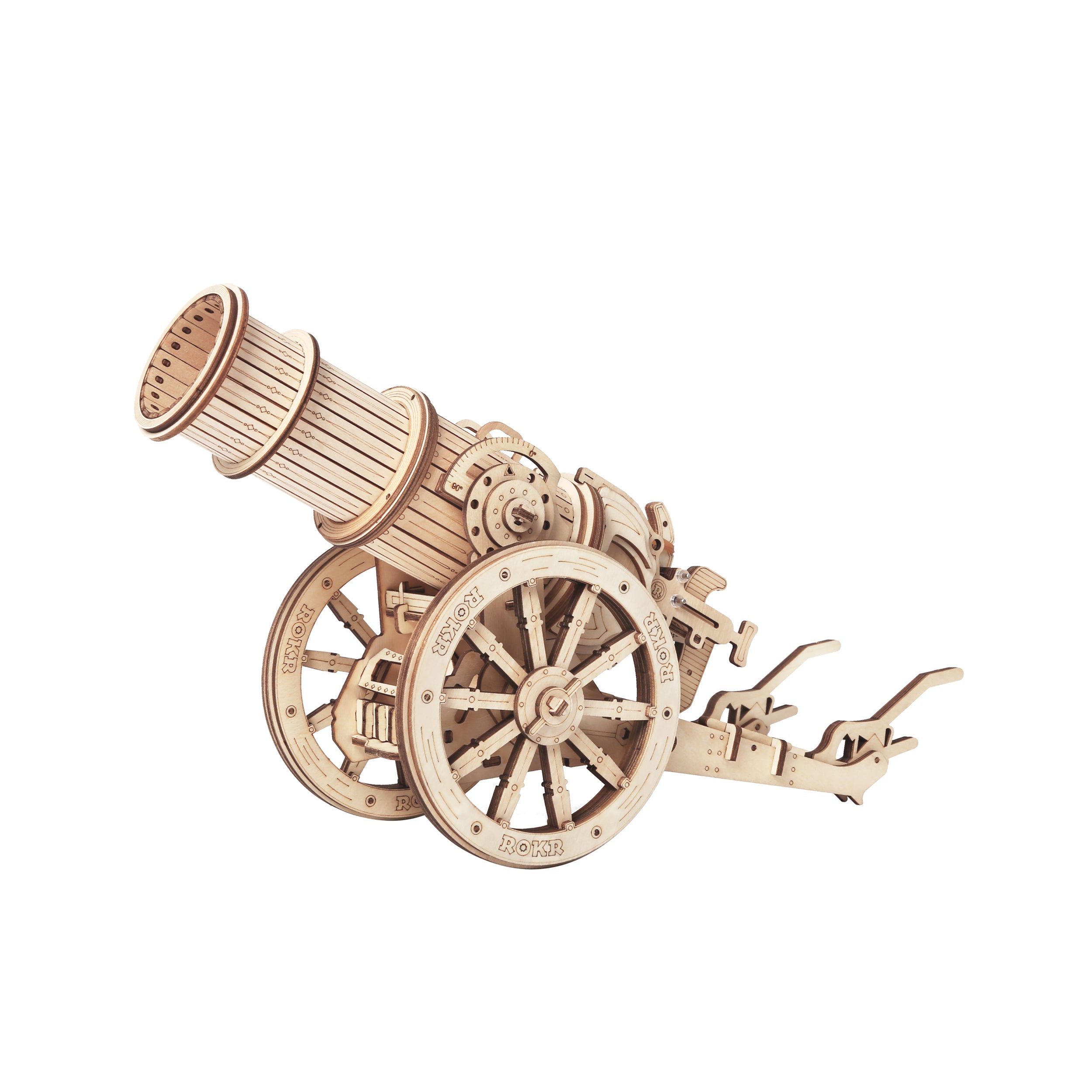 Robotime Wheeled Siege Artillery | Houten 3D DIY bouwset | Robotime België